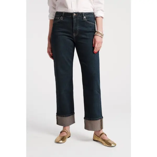 FRANCES VALENTINE Smarty Cuffed Jean - Denim