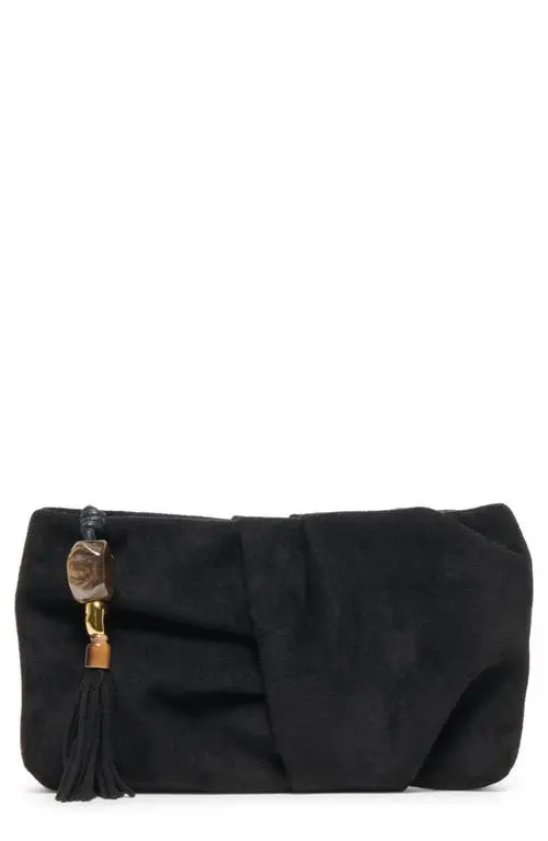 Dolce Vita Louela Tassel Clutch - Black