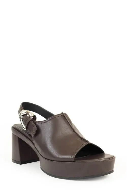 Aerosoles Zella Platform Sandal - Java Stretch Faux Leather