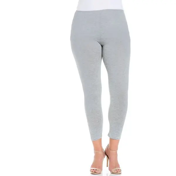24SEVEN COMFORT APPAREL Ankle Length Leggings - Heather