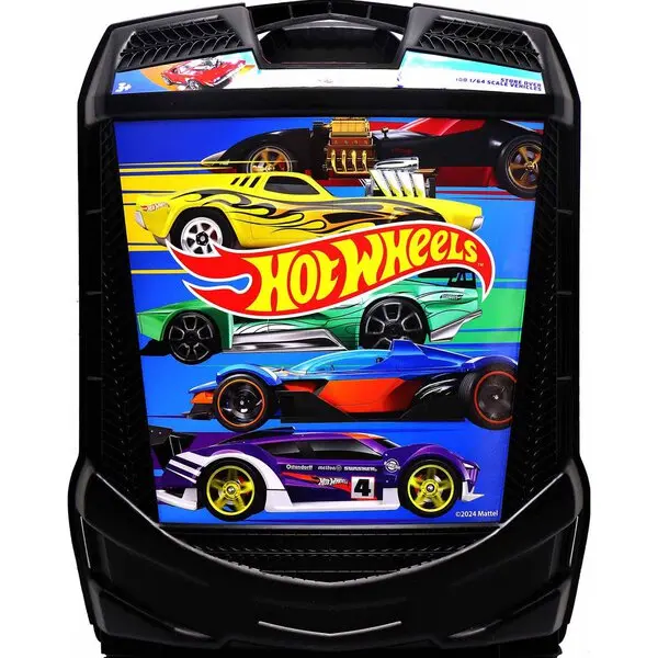 HOT WHEELS 100-car Rolling Storage Case - Multicolored