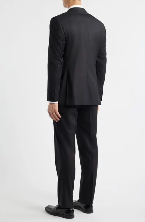 Canali Siena Regular Fit Solid Super 180s Wool Suit