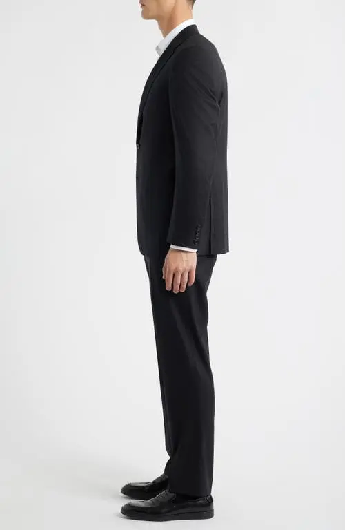 Canali Siena Regular Fit Solid Super 180s Wool Suit