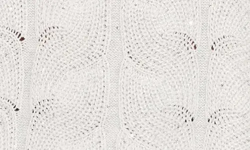 NIC+ZOE Sparkle Cable Stitch Cotton-blend Sweater - Reflection