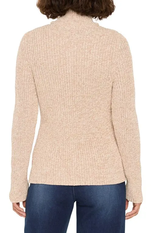 NIC+ZOE Shaker Stitch Cady Sweater Jacket - Neutral Mix