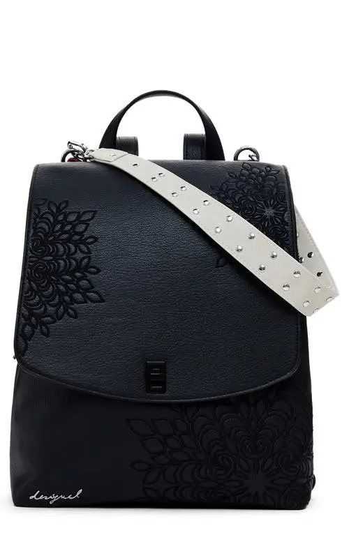 Desigual Mini Faux Leather Backpack