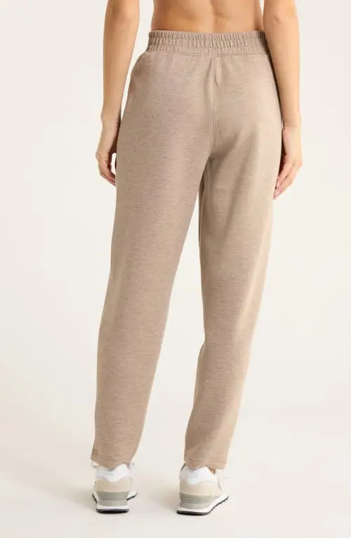 Spanx Brushed Airessentials® Slim Straight Leg Pants - Birch Heather