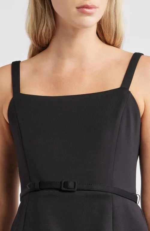 Julia Jordan Mixed Media Pleated Dress