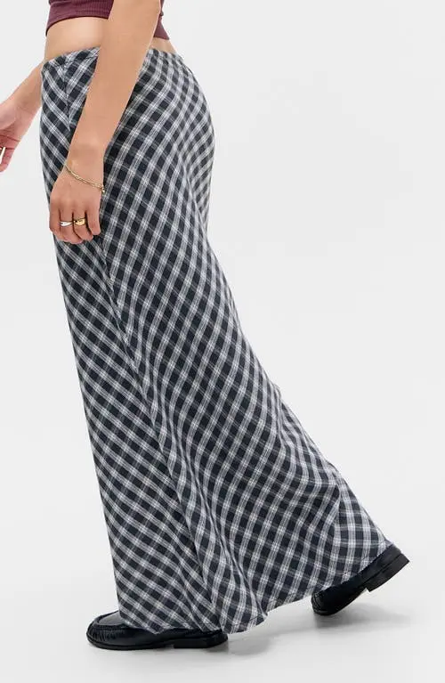 BDG URBAN OUTFITTERS Plaid Cotton Maxi Skirt
