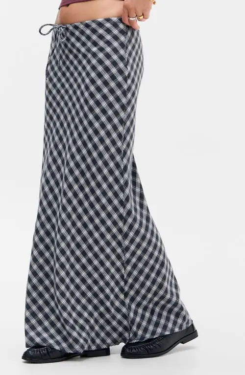 BDG URBAN OUTFITTERS Plaid Cotton Maxi Skirt