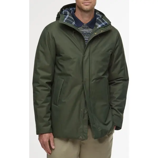 Barbour Modern Lorden Waterproof Hooded Jacket - Olive