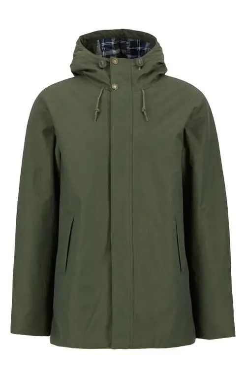 Barbour Modern Lorden Waterproof Hooded Jacket - Olive