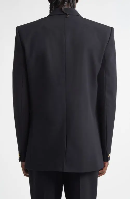 Balmain Pinstripe Wool Tuxedo Jacket