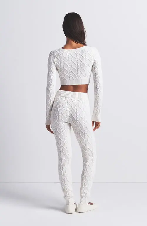 SKIMS Sweater Knit Crop Cardigan - Ivory