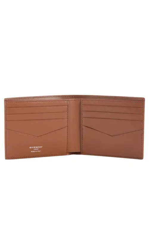 Givenchy Calfskin Leather Bifold Wallet - Hazel
