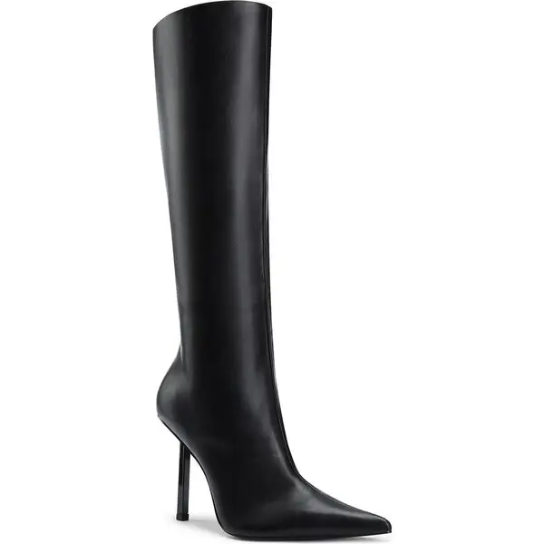 Femme La Vienna Pointed Toe Knee High Boots