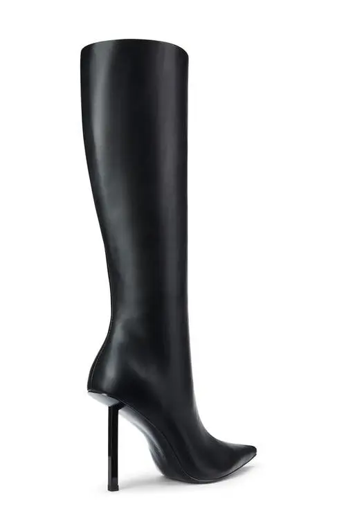 Femme La Vienna Pointed Toe Knee High Boots