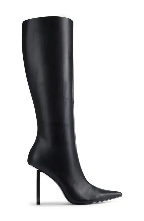 Femme La Vienna Pointed Toe Knee High Boots
