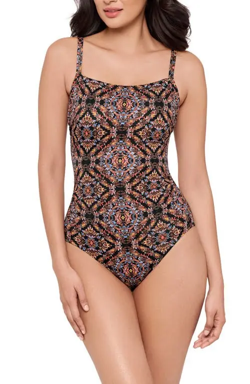 MIRACLESUIT® Kara One-piece Swimsuit - Black/multi