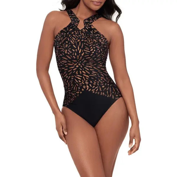 MIRACLESUIT® Costa D'oro Aphrodite One-piece Swimsuit - Black