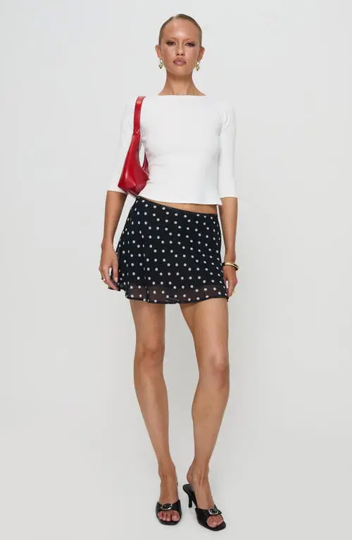 Princess Polly Dapple Bias Mini Skirt