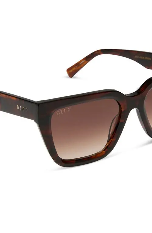 DIFF Amara 54mm Square Sunglasses - Sequoia Tortoise/brown