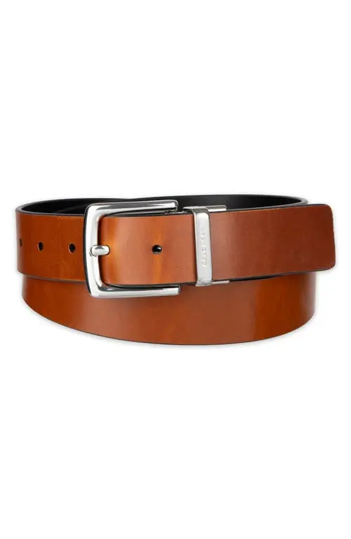 Cole Haan 35mm Reversible Leather Belt - Tan/black
