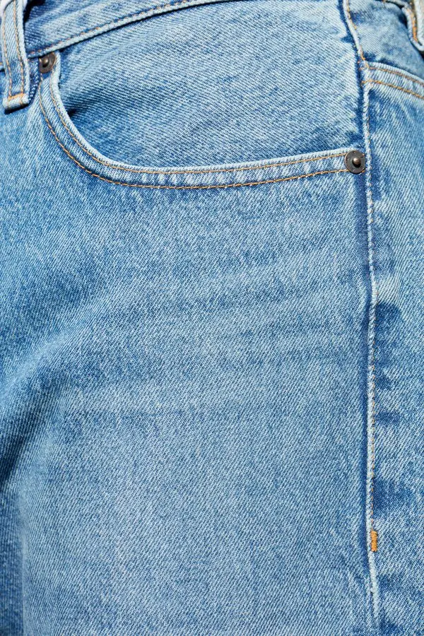 FRAME Vintage-effect Straight Leg Jeans - Blue