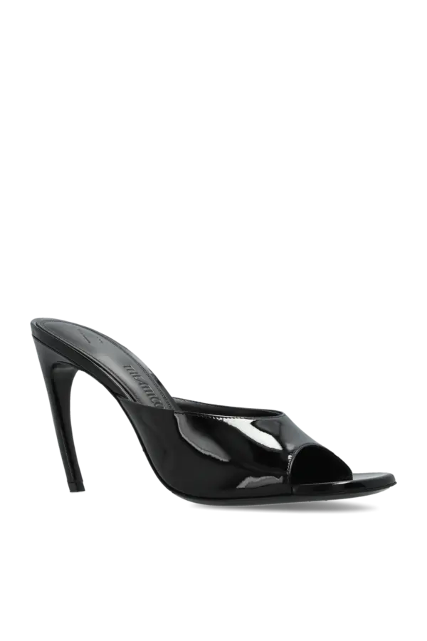 Attico Heeled Mules - Black
