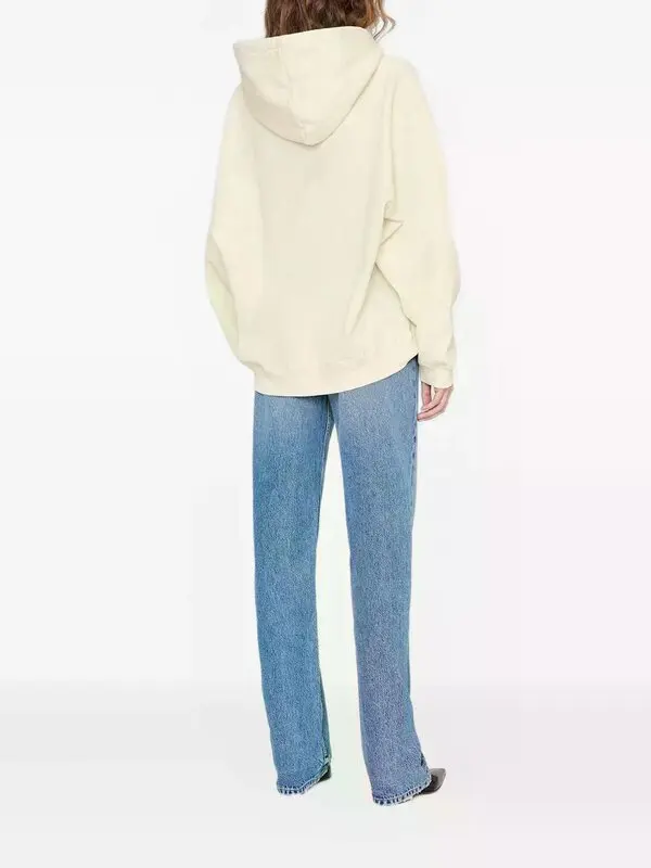 ANINE BING Hooded Pullover - Neutrals
