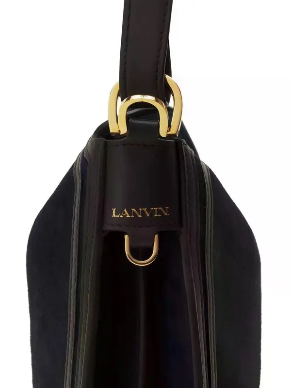 LANVIN Suede Shoulder Bag - Blue