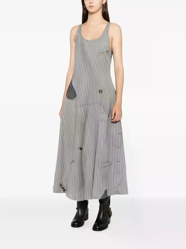 Moschino Asymmetric Sleeveless Dress