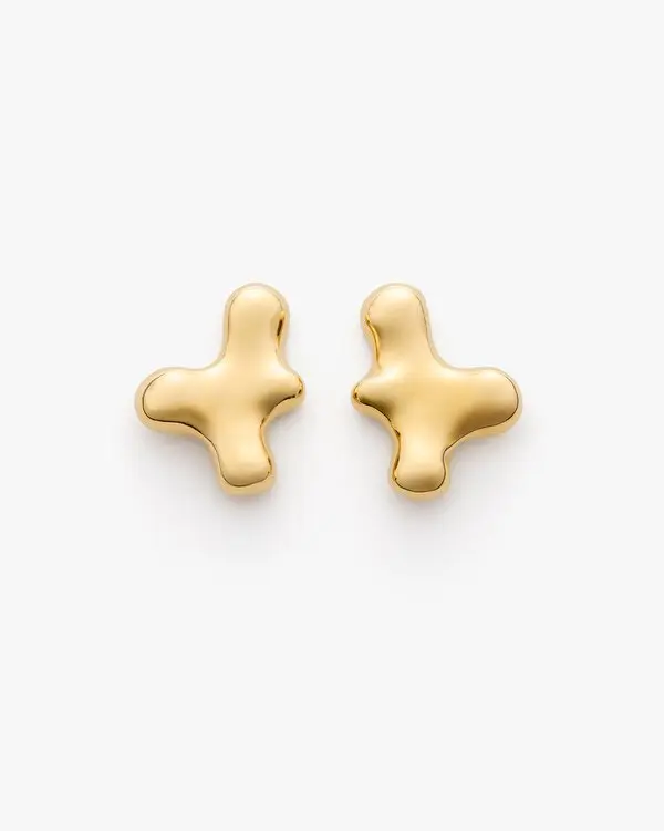 Cuyana Nube Earrings - Yellow