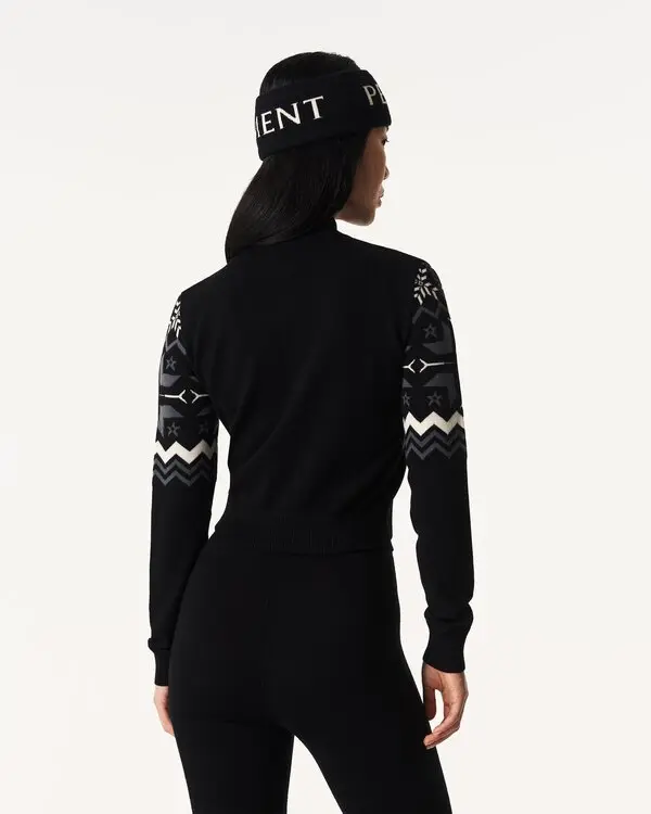 Perfect Moment Nordic Merino Wool Half-zip