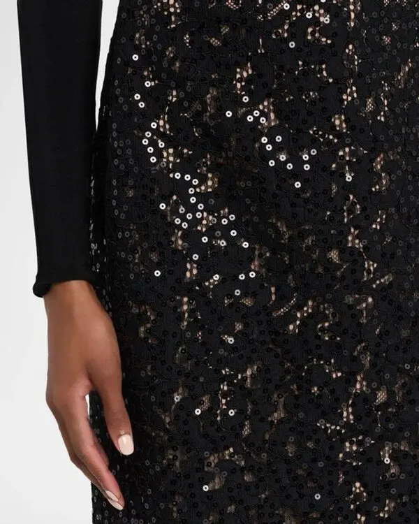 TOCCIN Marielle Floral Lace Maxi Skirt
