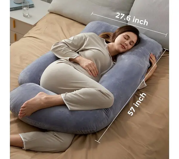 MOMCOZY U-shaped Pregnancy Pillow