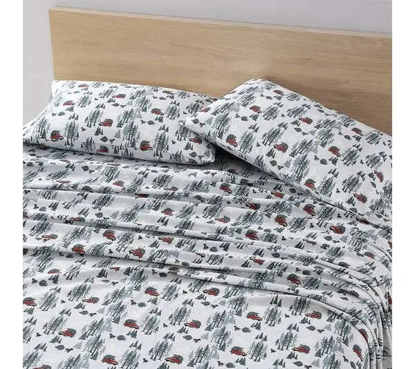 Eddie Bauer Tree Farm Cotton King Sheet Set