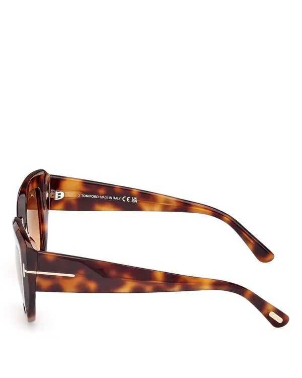 TOM FORD Butterfly Sunglasses 53mm - Havana/brown