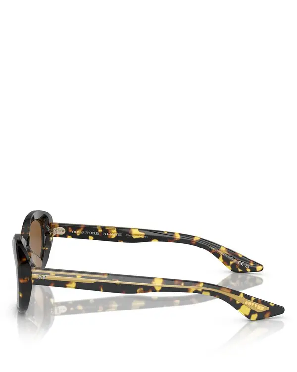 Khaite X Oliver Peoples Oval Sunglasses
