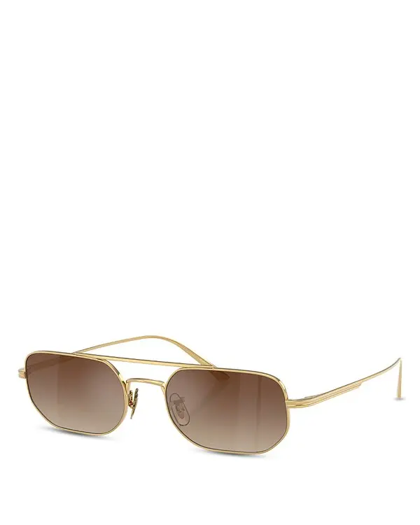 Khaite X Oliver Peoples Pillow Sunglasses - Gold
