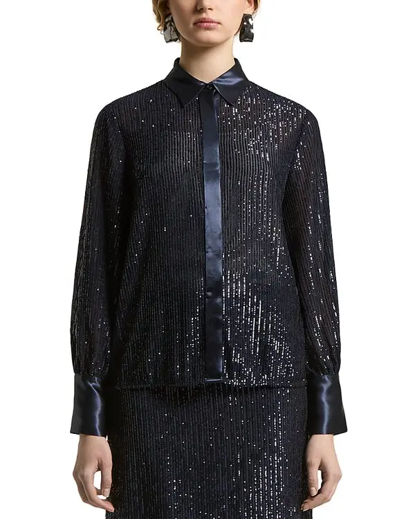 Peserico Sequined Blouse