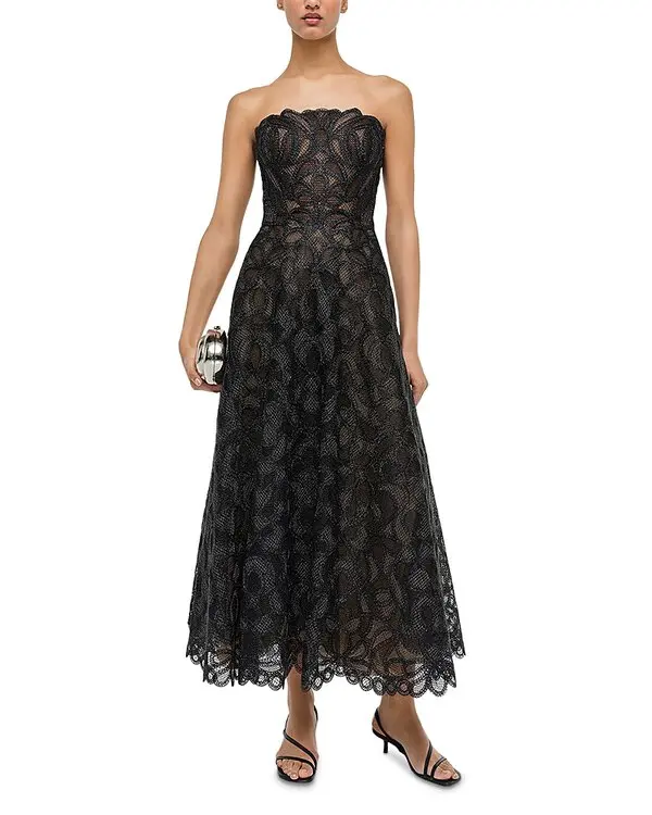 Simkhai Elvina Bustier Dress - Black