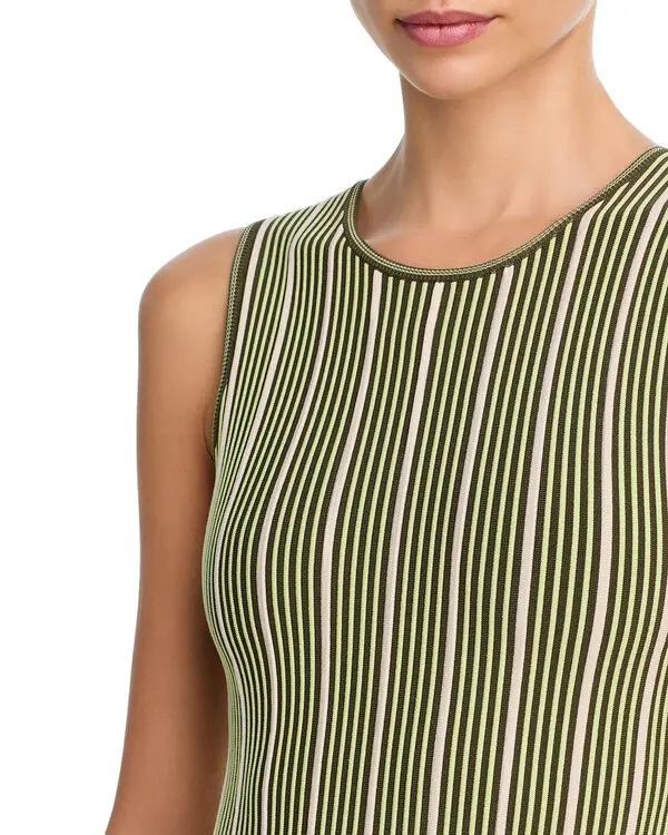 Simkhai Oaklen Knit Midi Dress - Pine Multi