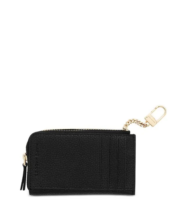 Marc Jacobs The Top Pebbled Leather Wallet - Black