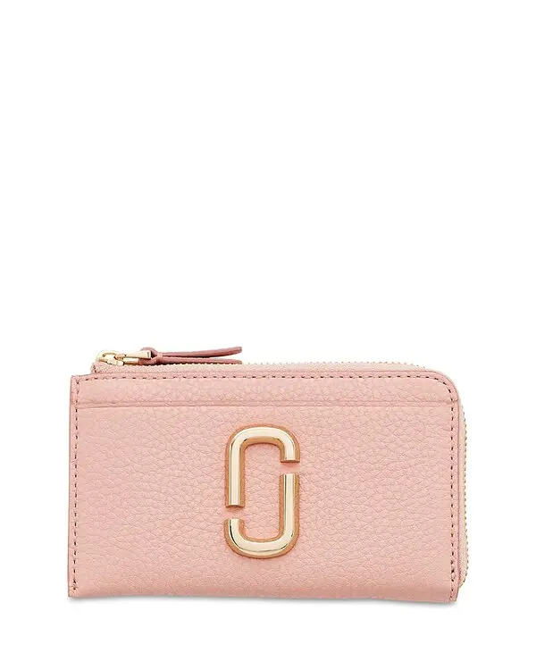 Marc Jacobs The Top Pebbled Leather Wallet - Rose