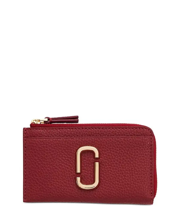 Marc Jacobs The Top Pebbled Leather Wallet - Siren