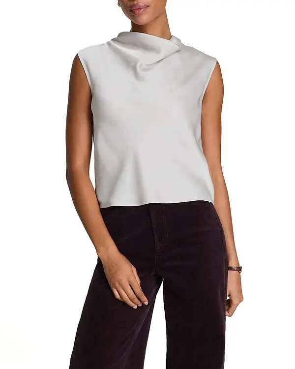 Spanx Sleeveless Cowlneck Top - Birch