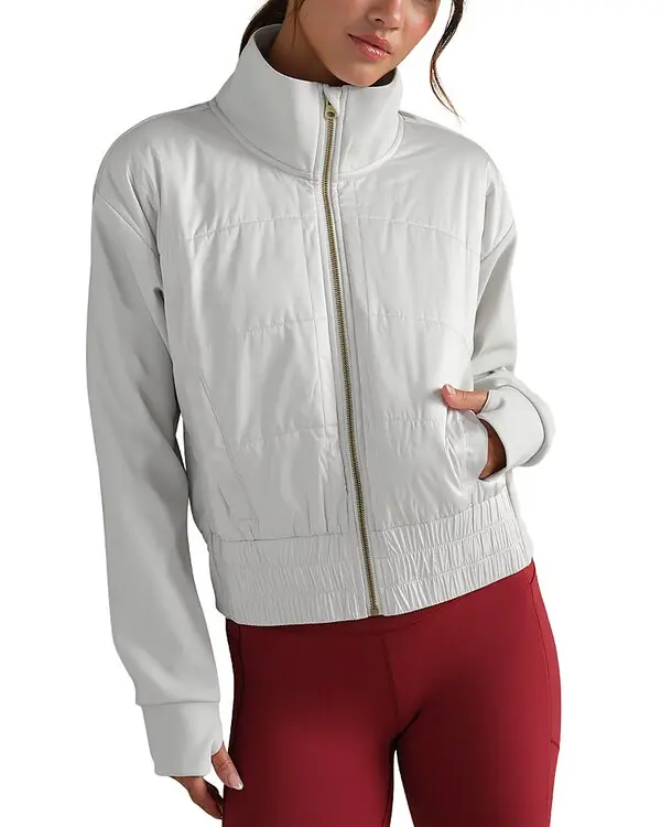 RHONE Chalet Down Quilted Jacket - Salt