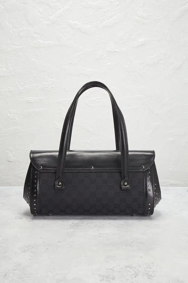 Gucci Bamboo Bullet Handbag - Black