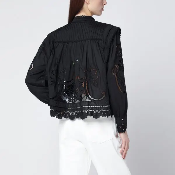 Farm Rio Richelieu Cotton Blouse
